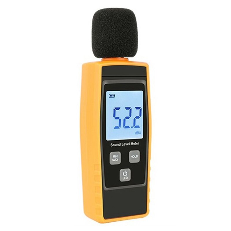 Цифровой измеритель шума Цифровой измеритель уровня звука Тестер шума DB в децибелах ЖК-экран RZ1359 Децибелметр
