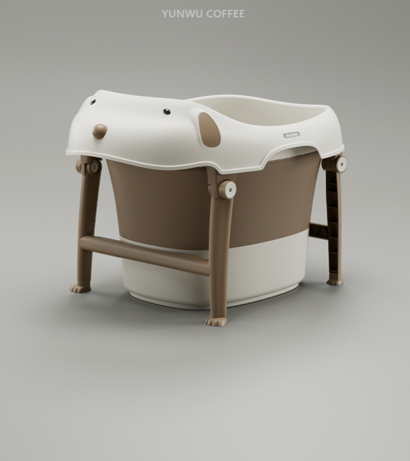 Детская складная ванна magebaby + табурет для ванны