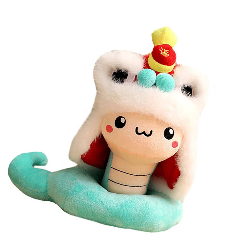 Плюшевая змея, талисман года, мягкая игрушка