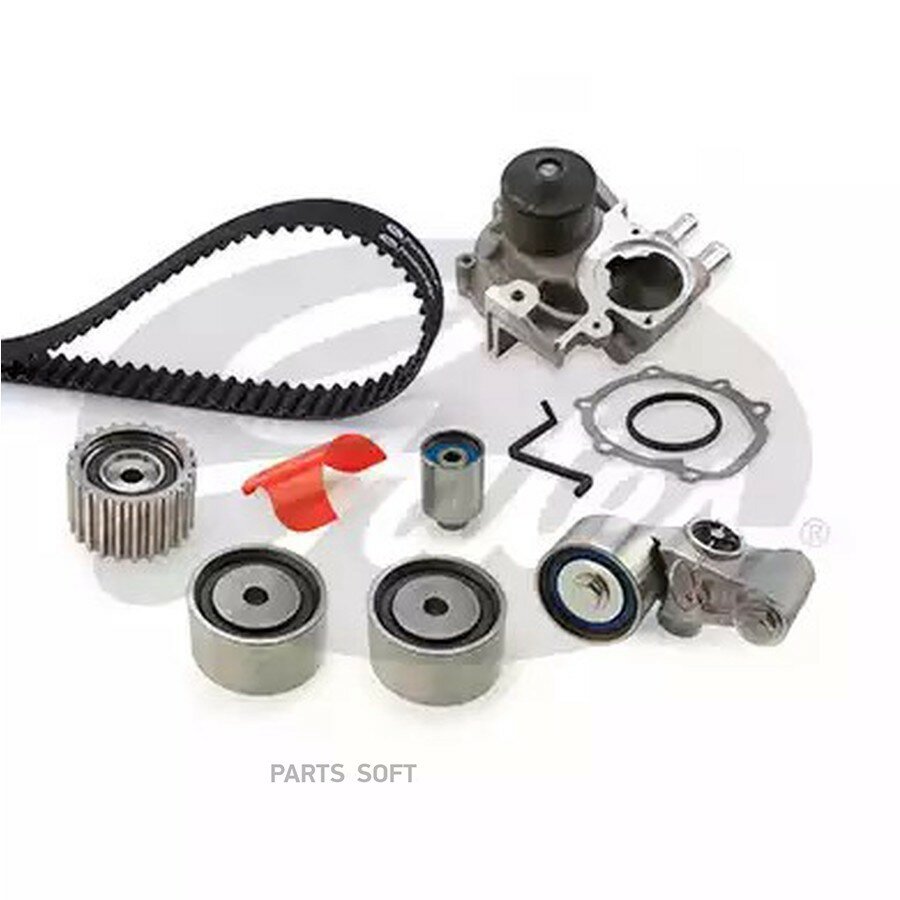GATES KP25612XS-2 ремень ГРМ зубчатый С водяным насосом И роликами,