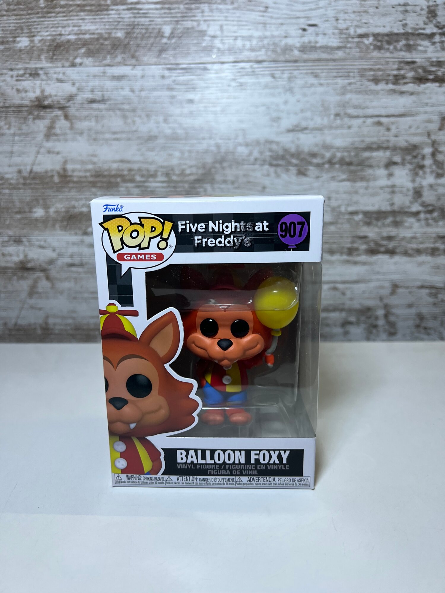 Фигурка Фокси, Пять ночей с Фредди, Five Nights at Freddy’s, Balloon Foxy, 10 см, от Funko