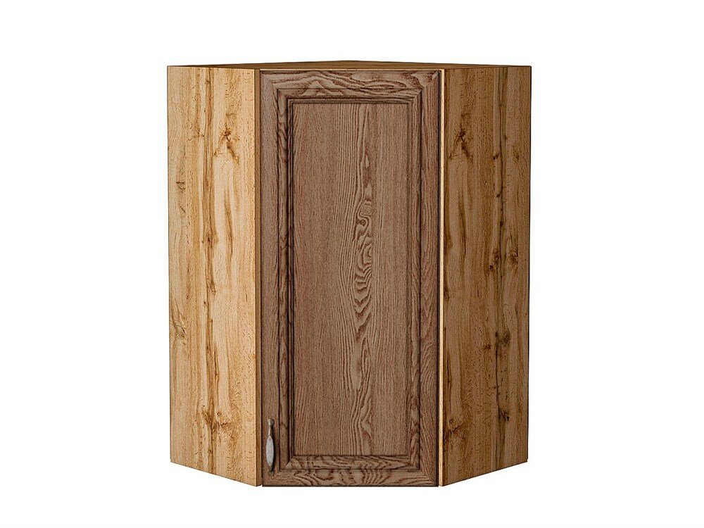 VVT Шкаф верхний угловой Шале Дуб Вотан, Brown Dreamline, 920