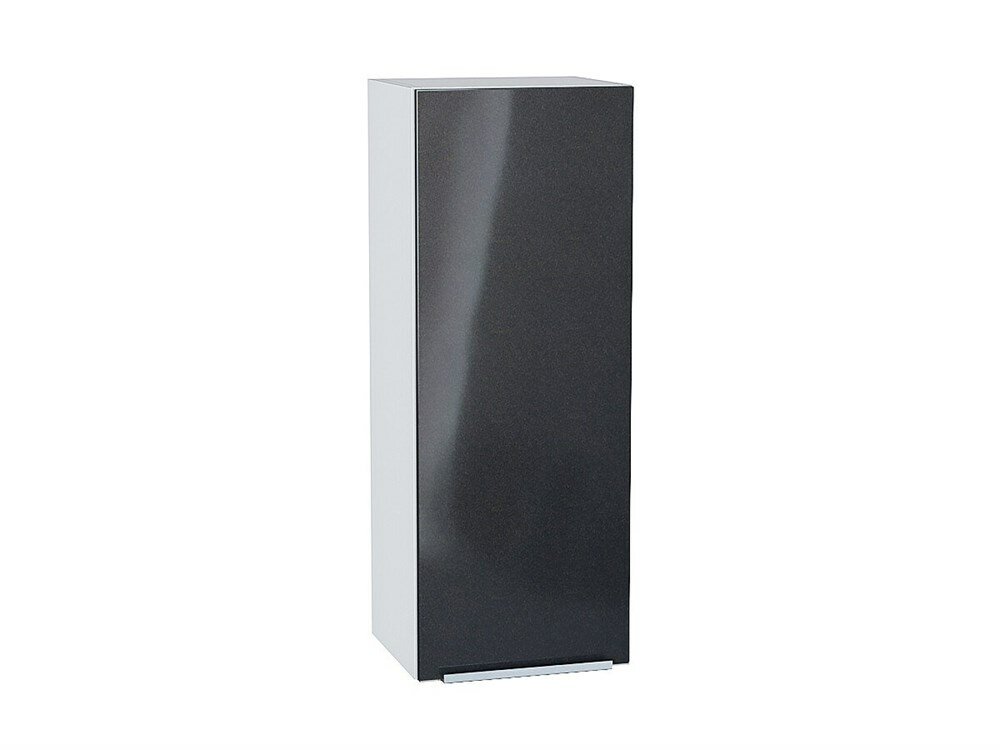 VVT Шкаф верхний с 1-ой дверцей Фьюжн Белый, Anthracite, 920, 350