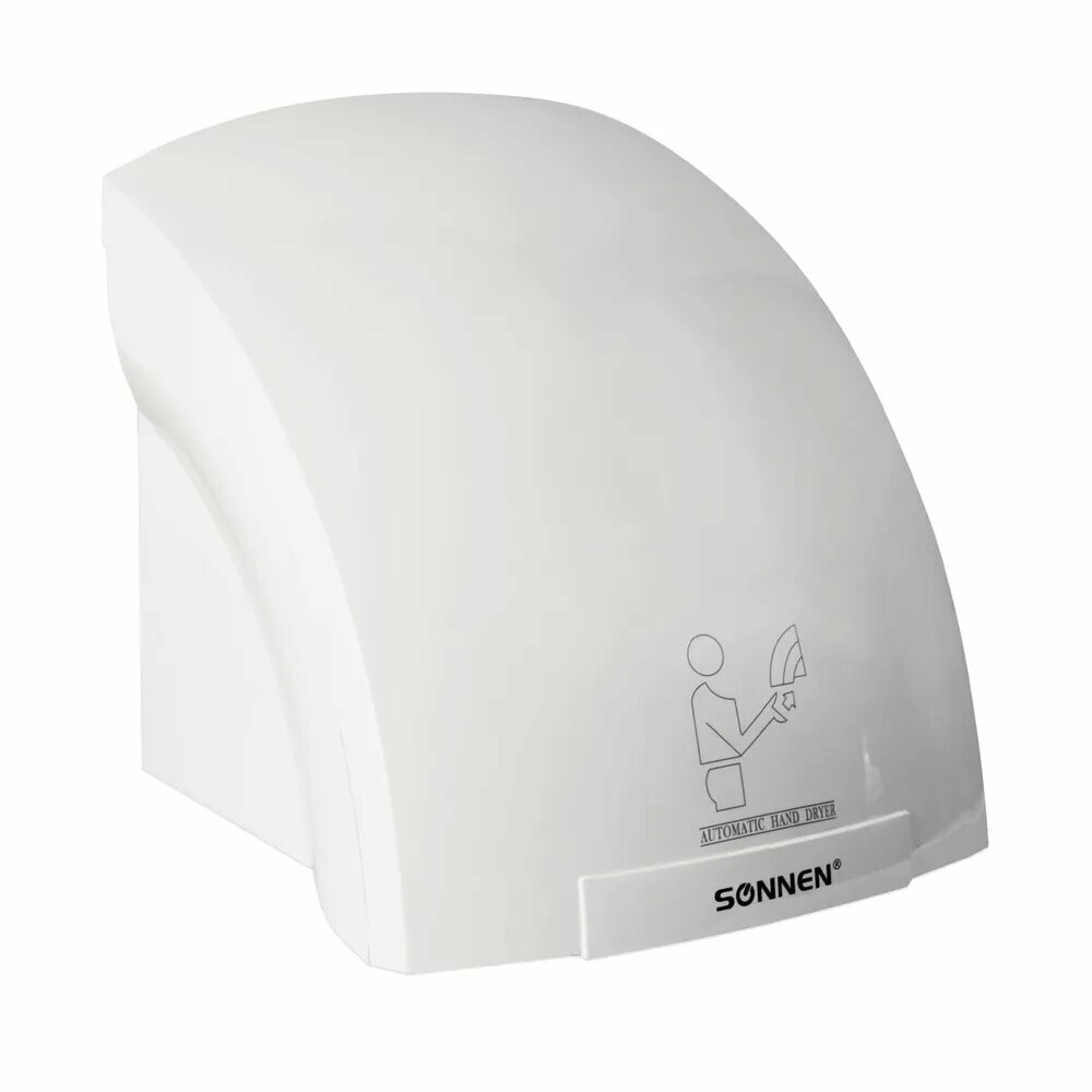 Сушилка электрическая / сушитель для рук (электросушилка) автоматическая настенная HD-688, мощность 2000Вт, сенсор, , белая TC