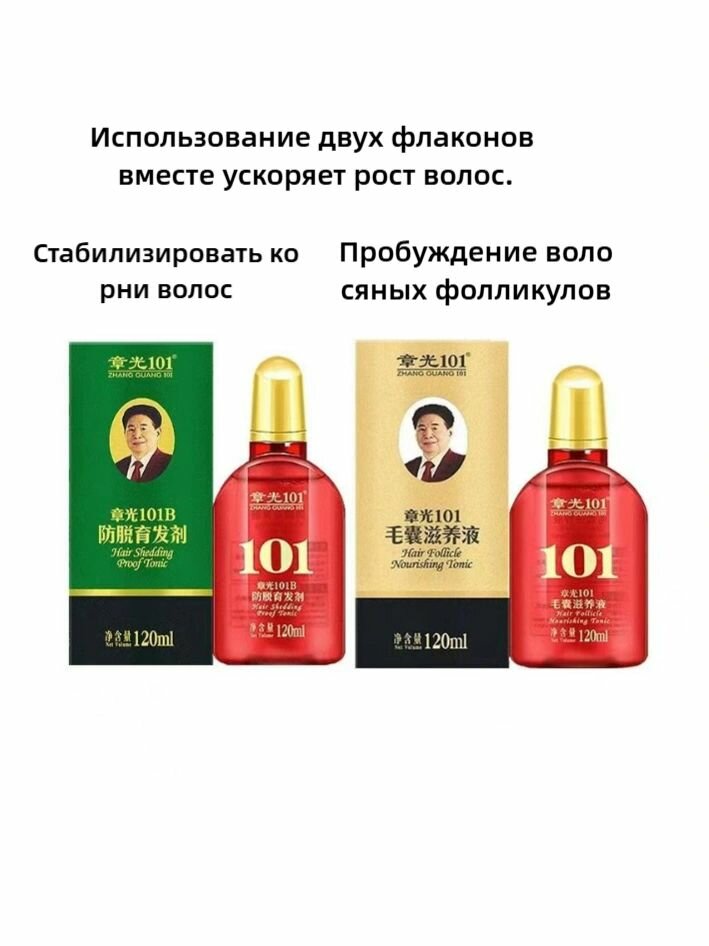 Лосьон Zhangguang "Magic Treasure", растительный, для роста и укрепления волос