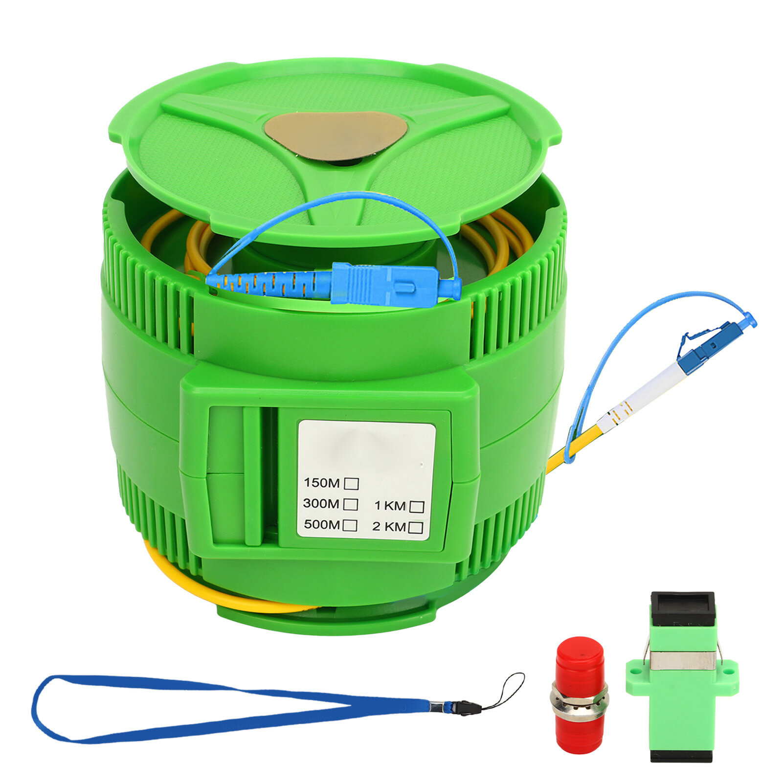 OTDR Launch Cable Box, оптоволоконный удлинитель SM, одномодовый SCUPC - LCUPC, тестер длиной 1000 метров