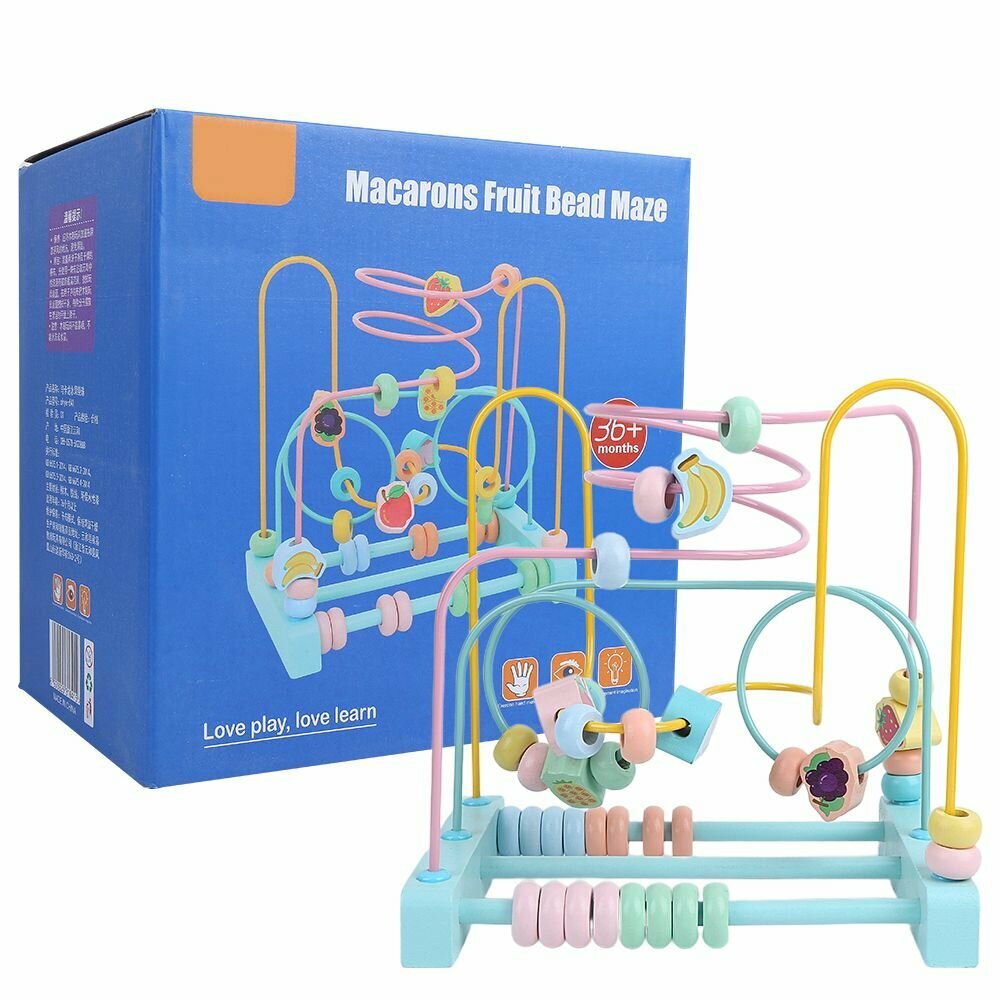 Лабиринт "Бусины-счеты" для раннего обучения математике