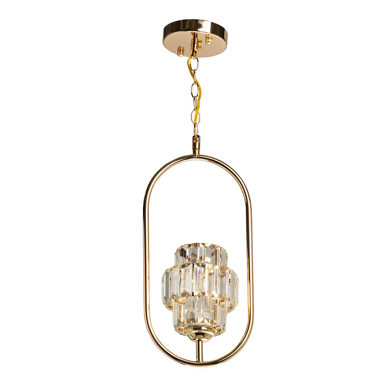 Светильник подвесной De Markt Бриз 111017601, E27, 60Вт, кол-во ламп:1шт, Золото