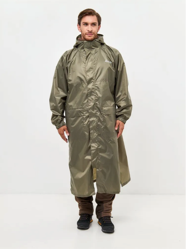 Плащ непромокаемый Canadian Camper (Швы проклеены) цвет хаки, L, 180