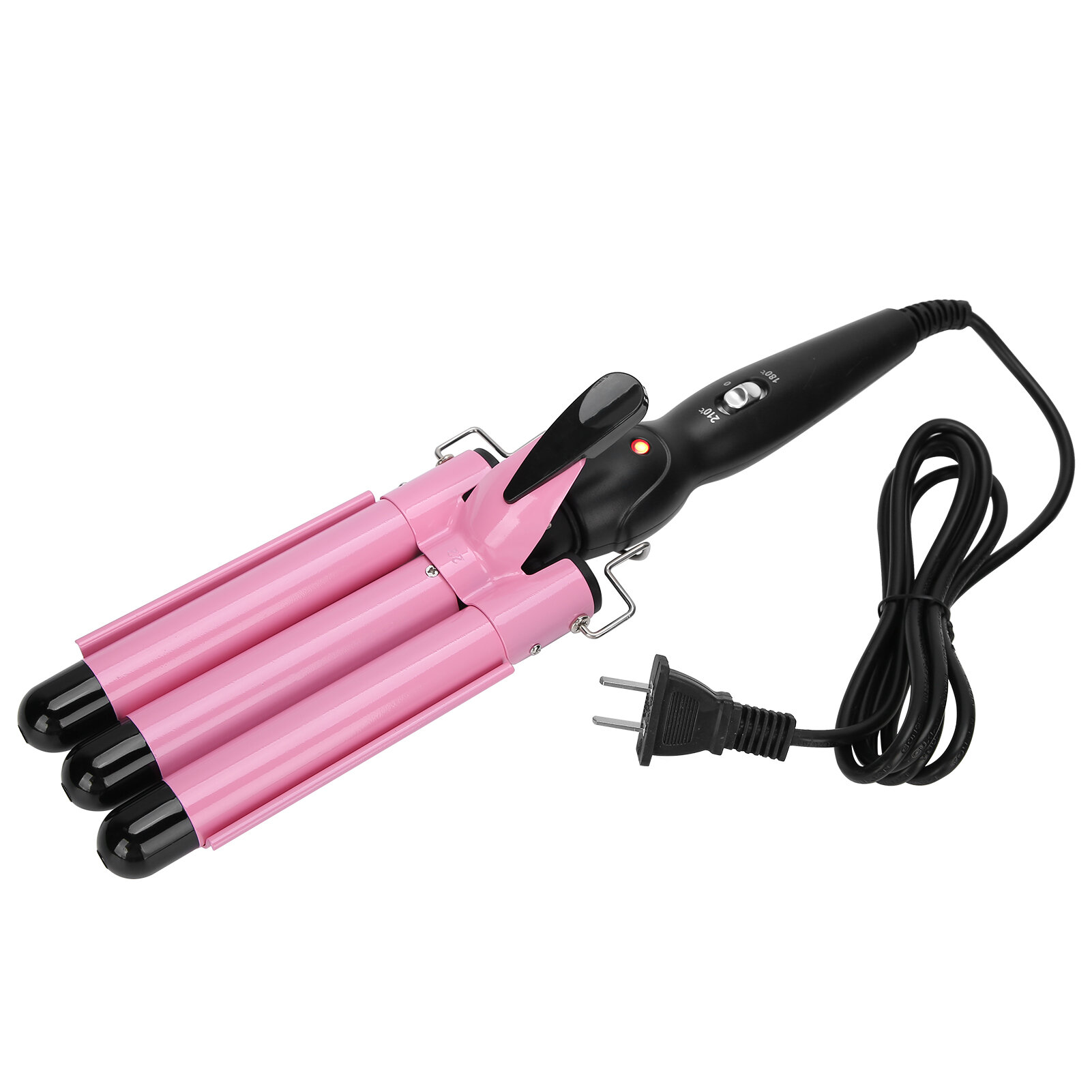 Щипцы для завивки волос с тремя стержнями, регулируемые щипцы для завивки и гофрирования, многофункциональный инструмент для укладки волос волнами и кудрями
