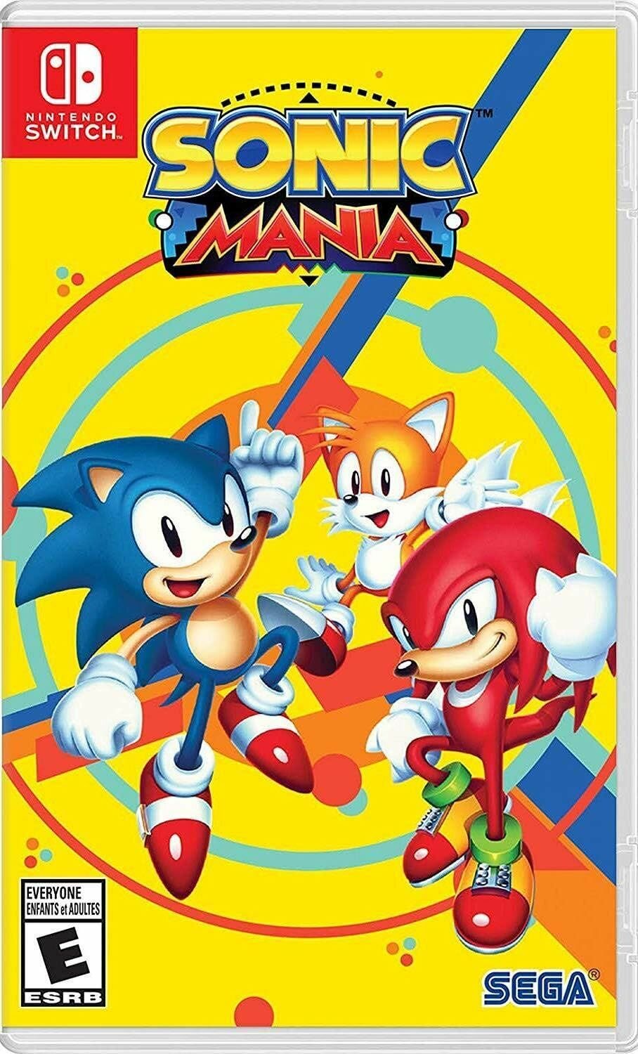 Игра Sonic Mania для Nintendo Switch (полностью на английском языке)