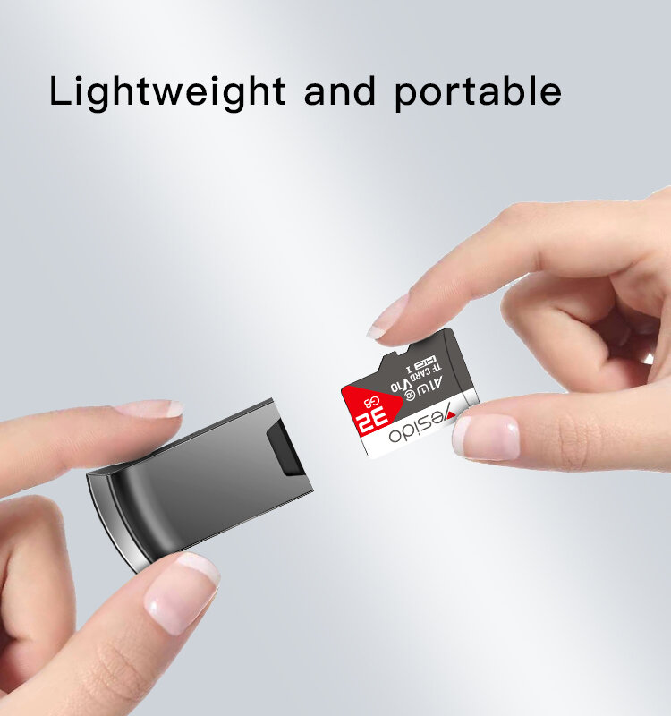 Переходник с USB для чтения карт памяти micro SD/TF, Картридер Yesido GS20 Card Reader, Tarnish