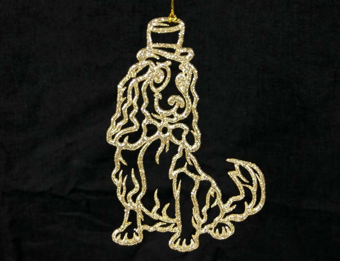 Елочное украшение золотой, 12х10 см, Морозко
