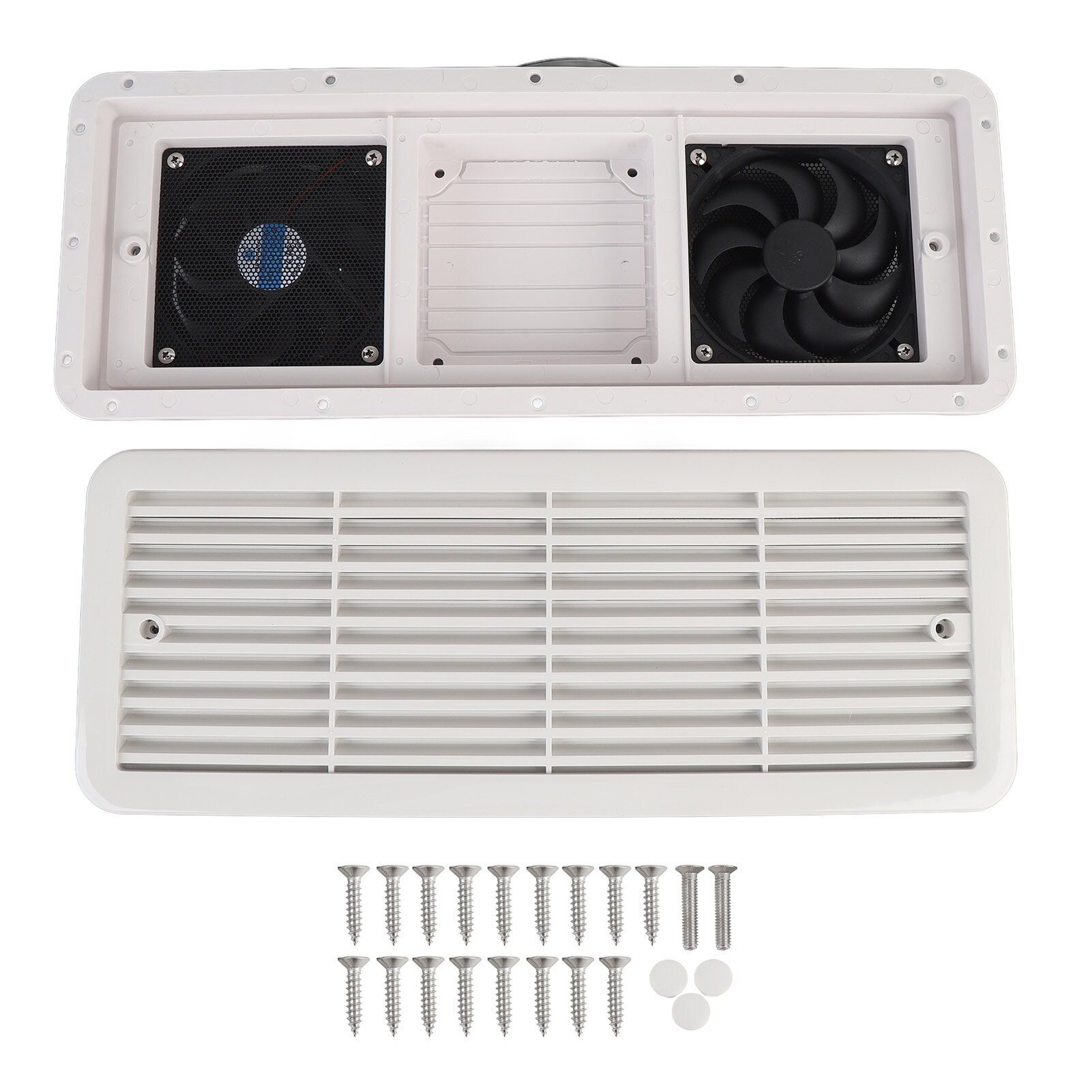 18.9x7.28x2.76in RV Боковой Вентиляционный Вентилятор Двухсторонний 24V 6W Непромокаемая Кухня для Дома на колесах С Прицепом Лодка Яхта