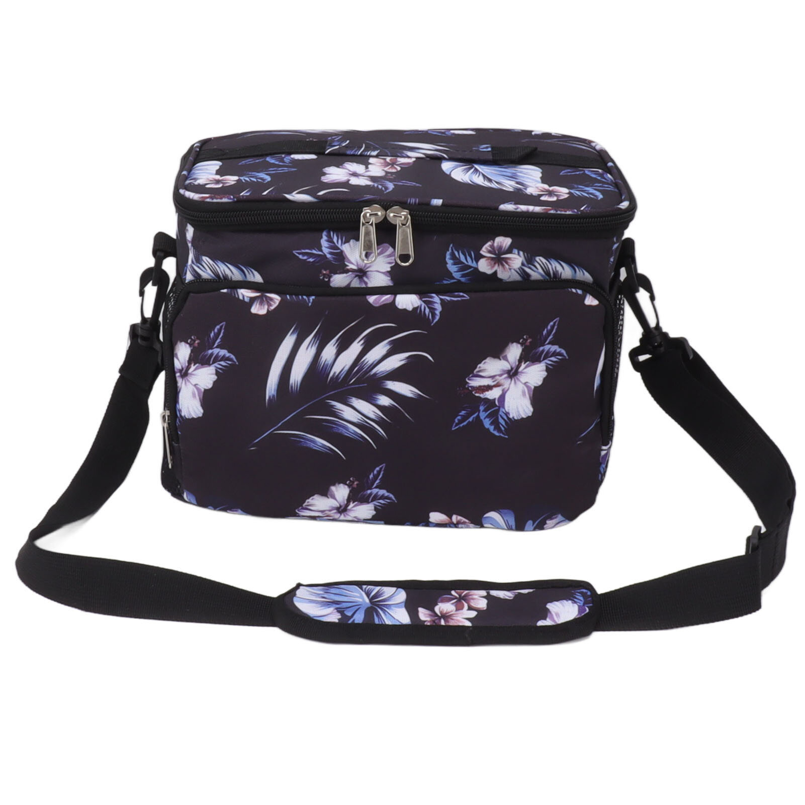 Водонепроницаемая термосумка для ланча, большая вместимость, портативная сумка-охладитель для отдыха на природе, кемпинга и путешествий, с цветочным принтом.