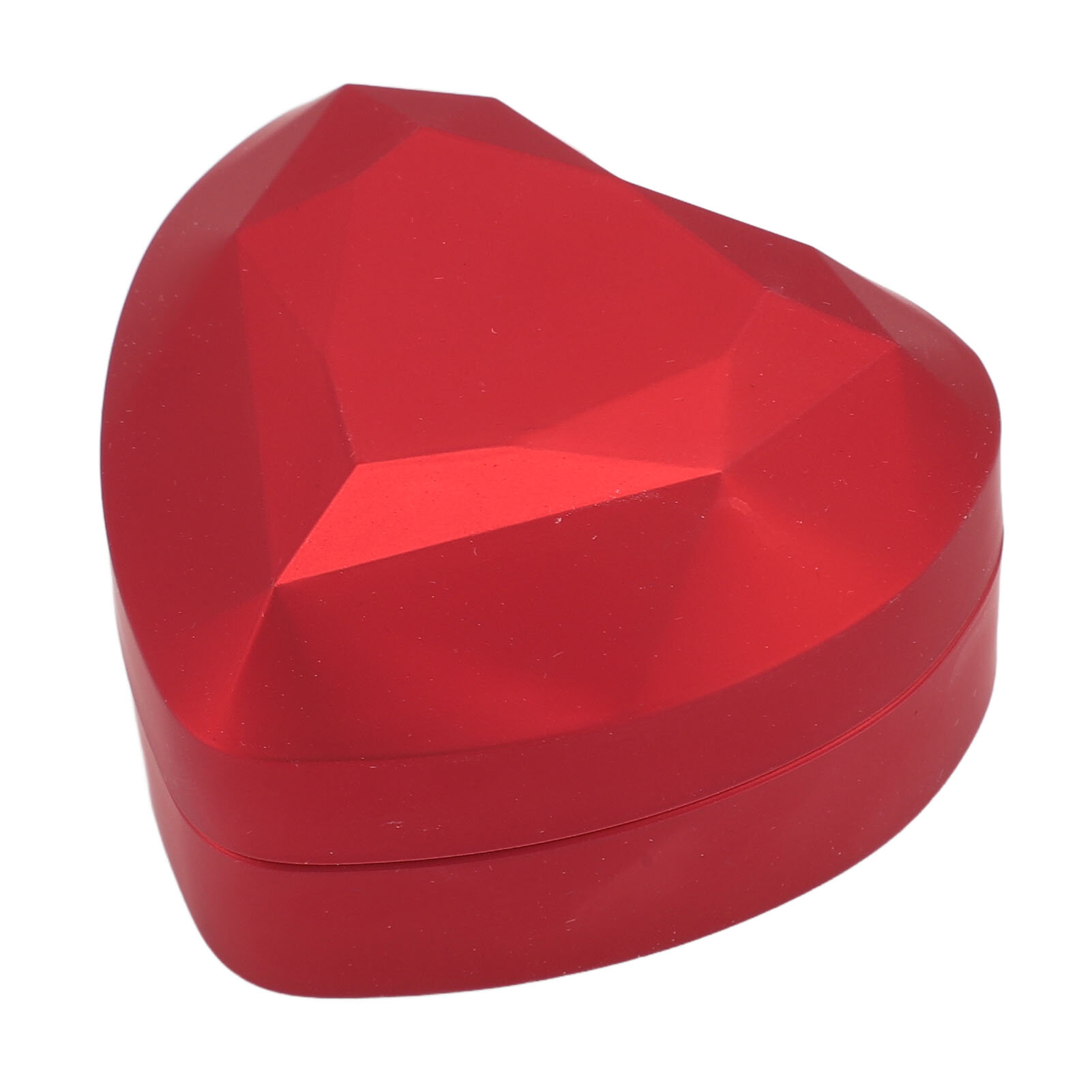 Светодиодная шкатулка для ожерелья с подвеской, большой емкости, мягкая подкладка, в форме сердца, светодиодная шкатулка для подвески, подарочная коробка для ювелирных изделий на День святого Валентина, годовщину, свадьбу, красный цвет