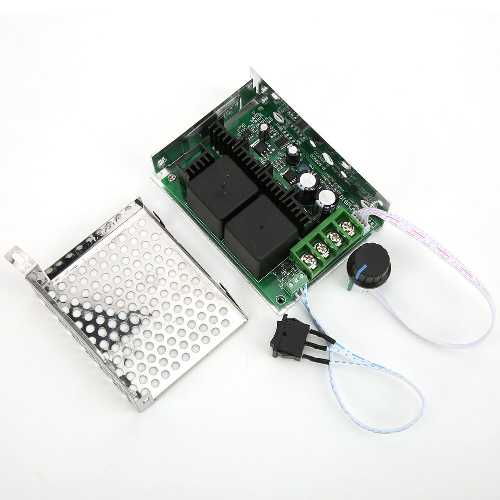 Регулятор скорости двигателя постоянного тока 10–50 В 40 А, переключатель реверса