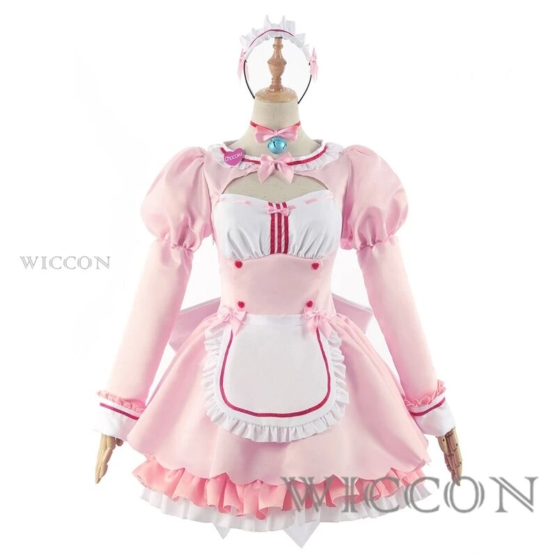 Косплей комплект Chocola Vanilla NEKOPARA Vol.4 L, Chocola suit