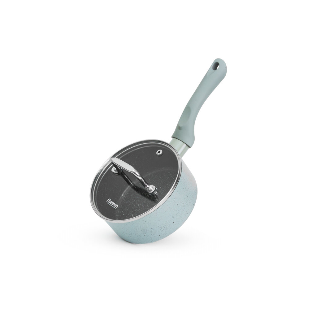 Мини ковш алюминиевый с покрытием 14 cм / 0,95 л Mini chef арт. 14398