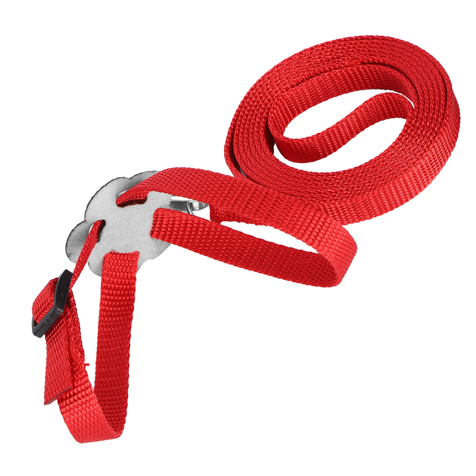 Шлейка для птиц, поводок для попугаев, регулируемая веревка для птиц из нейлона AntiBite для тренировок на открытом воздухе (Rouge)