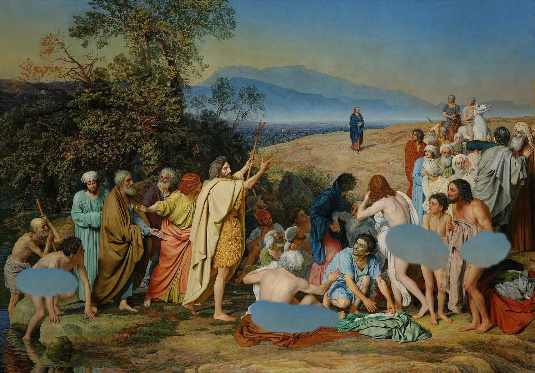 Картина Иванова Александра Андреевича Явление Христа народу 60х42 см