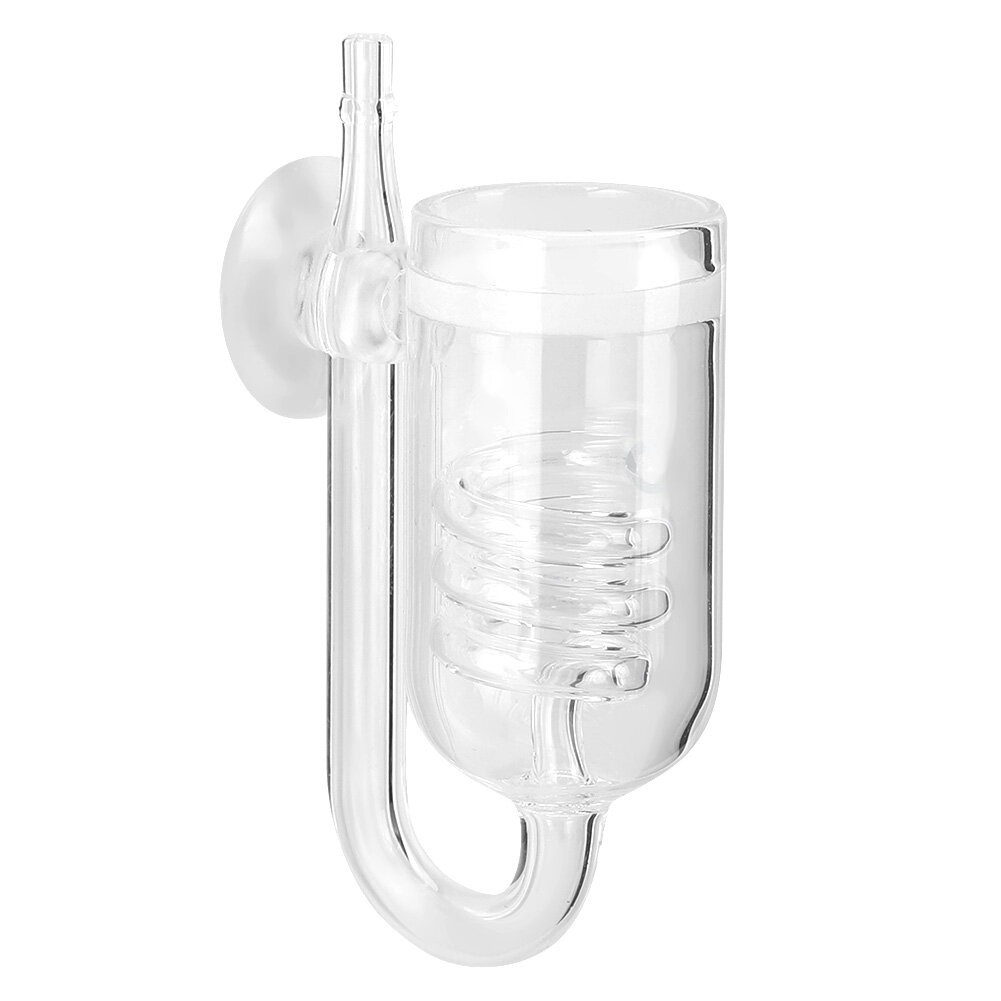 Очиститель CO2 12 В для аквариумов, высококачественный распылитель CO2 из прозрачного стекла AP-030, оборудование для диффузора воды в резервуаре для растений для здорового роста рыб и растений