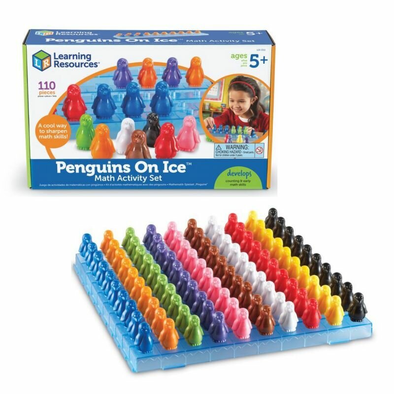 Развивающий игровой набор сортер Learning Resources "Пингвины на льдине". Знакомимся с азами арифметики