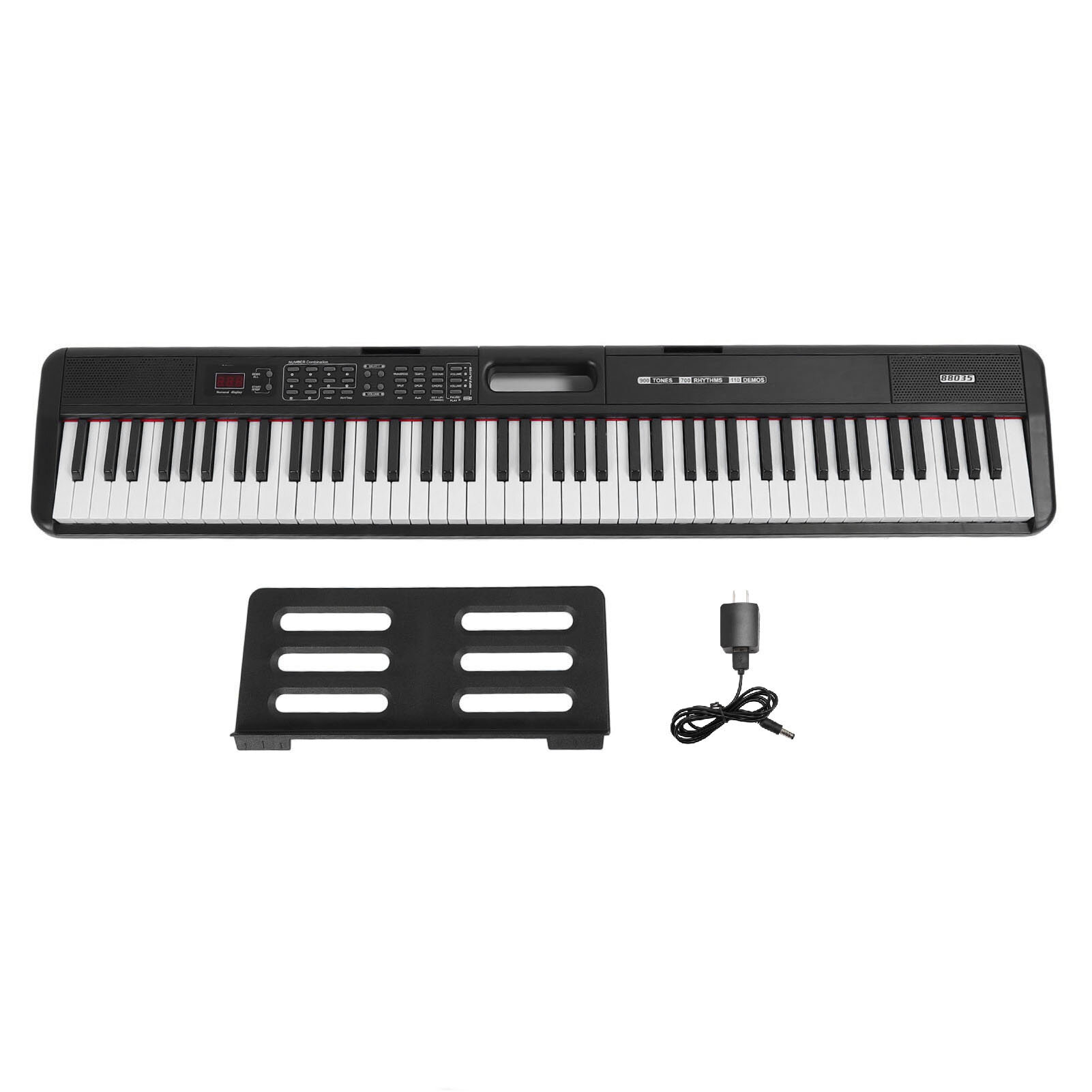 Клавиатура фортепиано 88 Кейп 900 Timbres 700 Rhythms 110 Демо -песни Портативные электрические клавиатуры Gift Us Plug