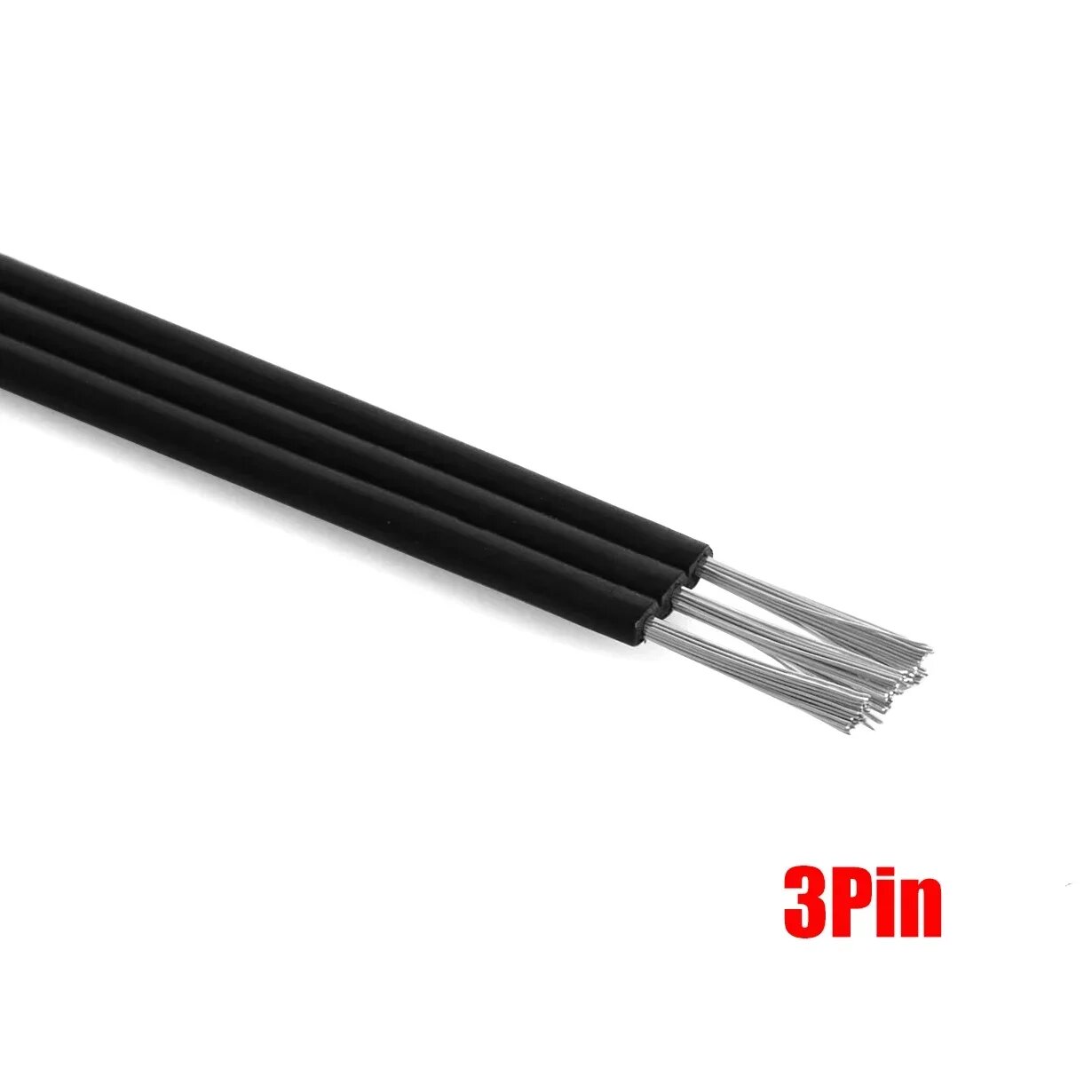 Кабель 3Pin для светодиодной ленты 12В, 10m, 20 AWG, Type E