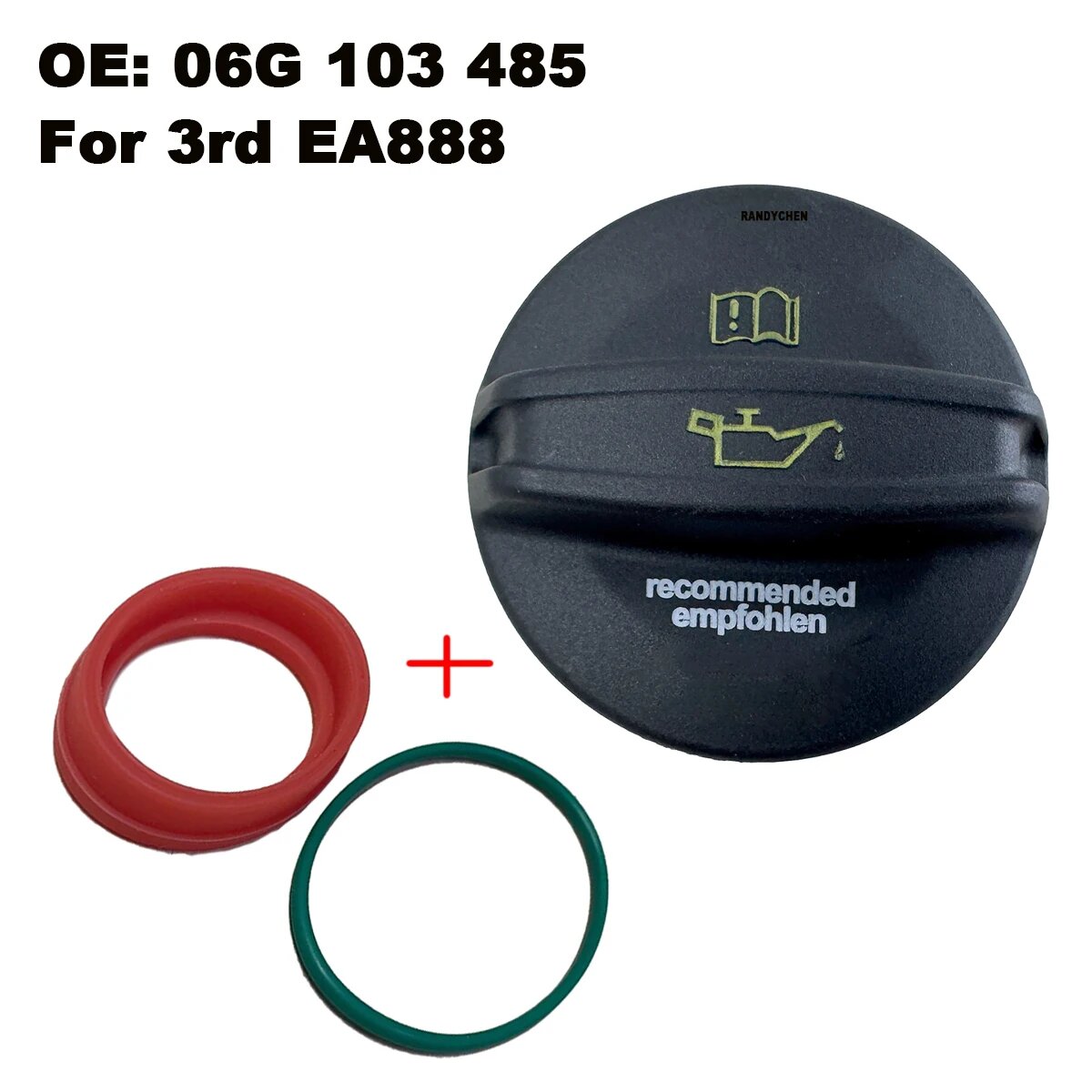 Уплотнитель крышки маслозаливной горловины EA888 06G103485 для VW Audi Skoda Seat