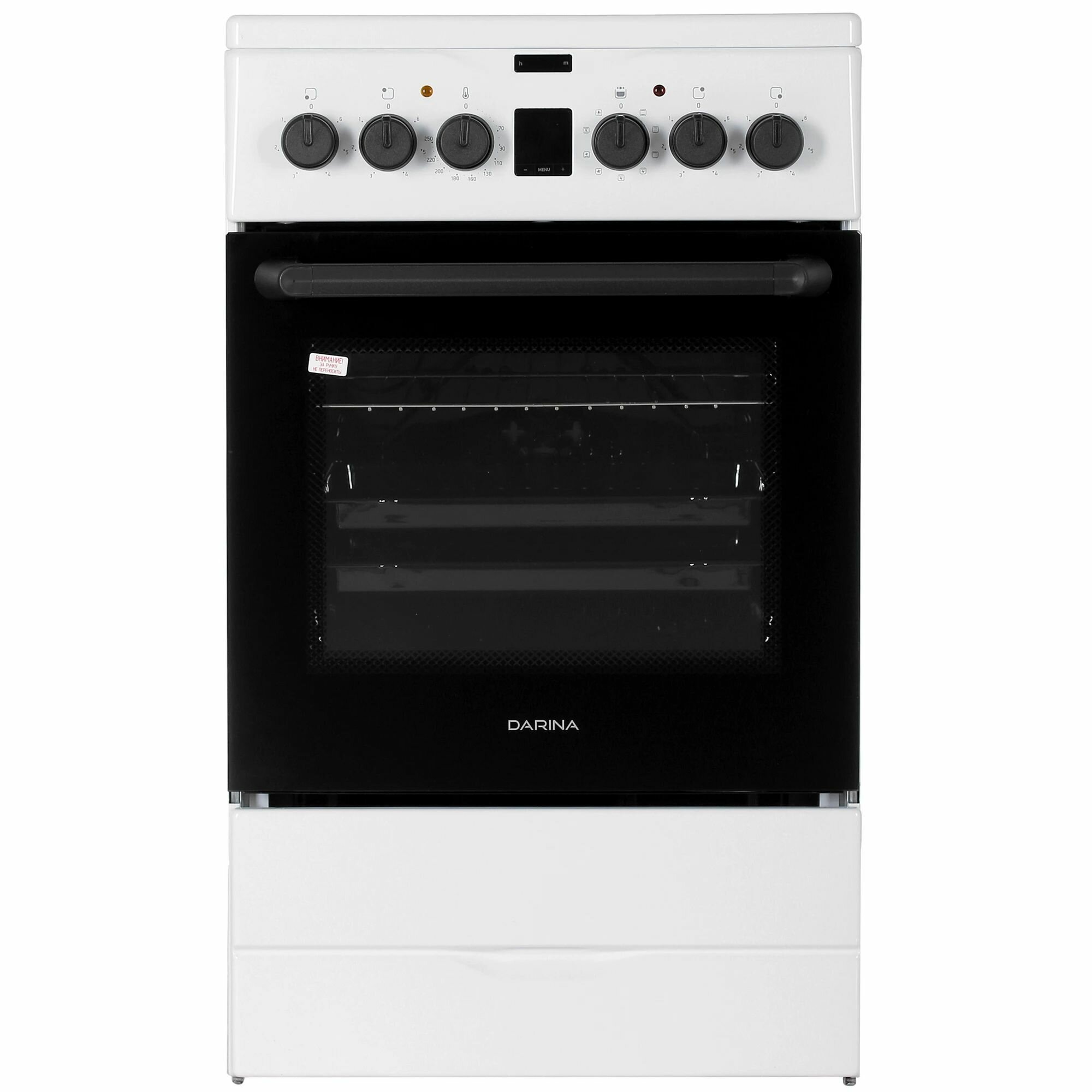 Электрическая плита DARINA PL 2616W, стеклокерамическая, белая