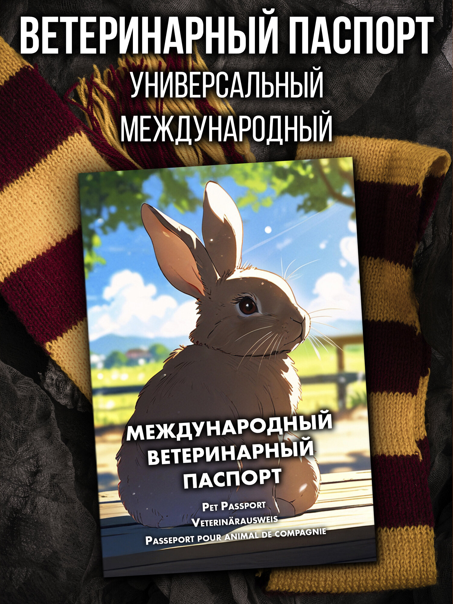 Ветеринарный паспорт для кроликов, международный