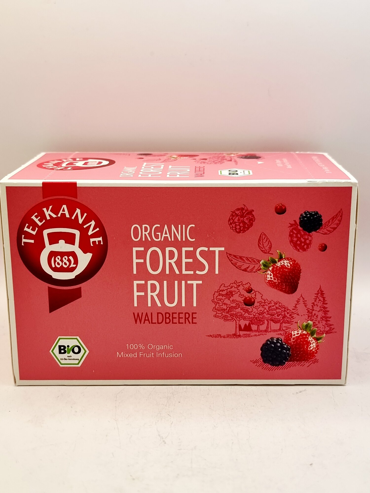 Чай фруктовый Teekanne ORGANIC FOREST FRUIT Лесные ягоды, 20 пакетиков, 50 г (из Финляндии)