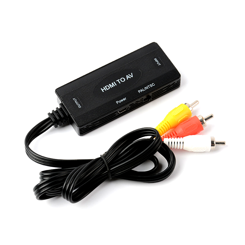 Переходник-адаптер MyPads HDMI на 3xRCA AV конвертер видео сигнала CVBS цифровой на композитный сигнал