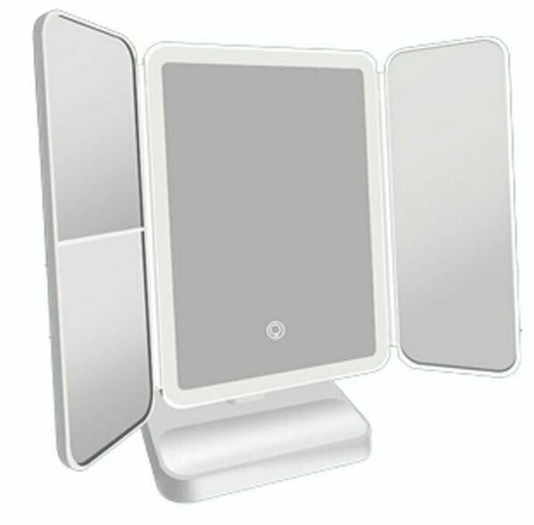 Зеркало LED Lighted NZ-911, LED-подсветка, складное, с регулировкой яркости