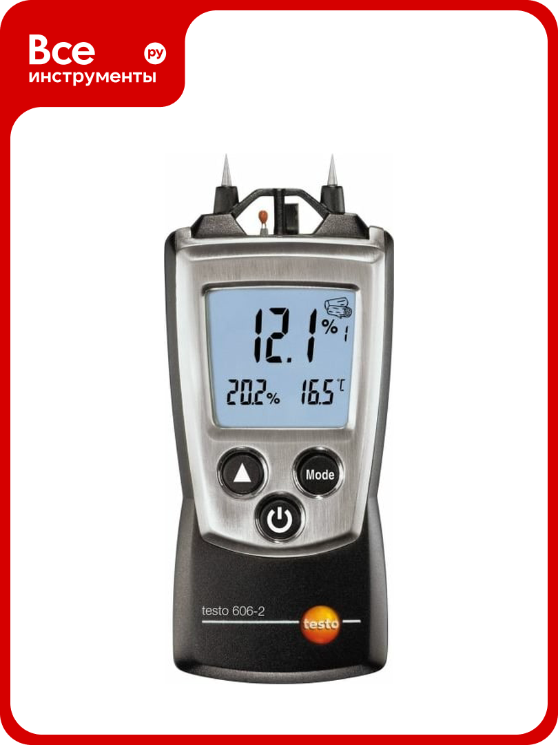 Карманный влагомер древесины и стройматериалов Testo 606-2 00000002423 0560 6062, легко