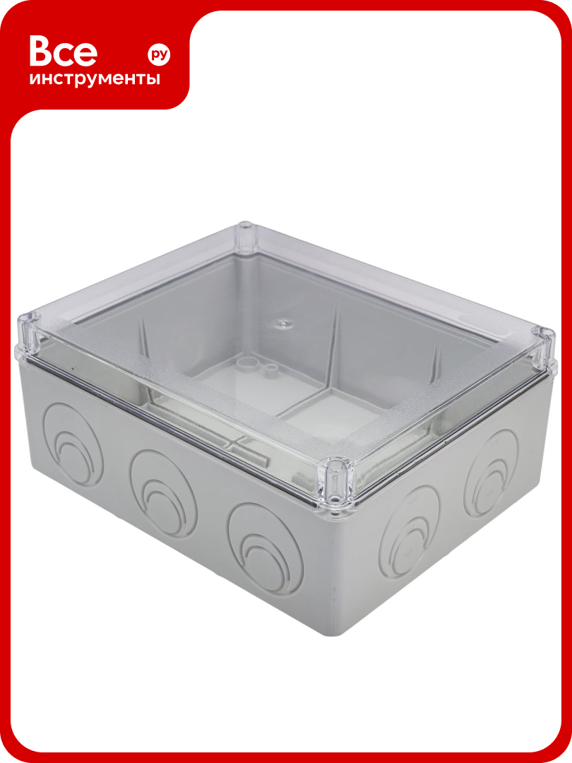 Приборная коробка GREENEL наружного монтажа 240х195х97мм IP55 GE41276