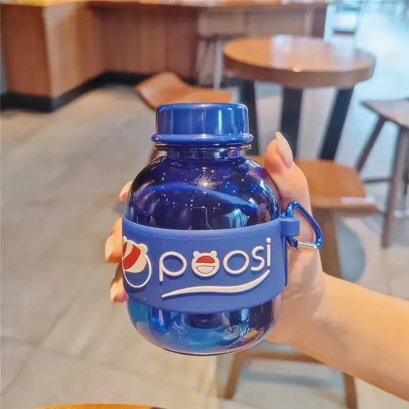 Мини-бутылка для воды LYGIL 330 мл красная Синий, A Blue 1PCS