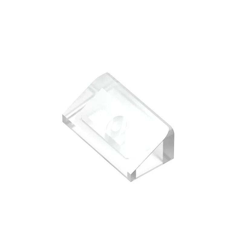 Белый наклонный держатель для карточек 1x2x2/3, 10 шт.