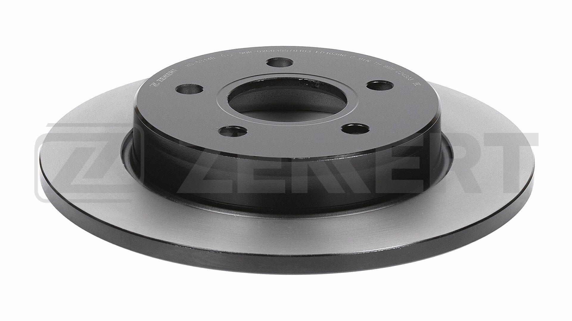 Zekkert Диск тормозной передний Ford Focus II 04- C-MAX 07- (с покрытием)