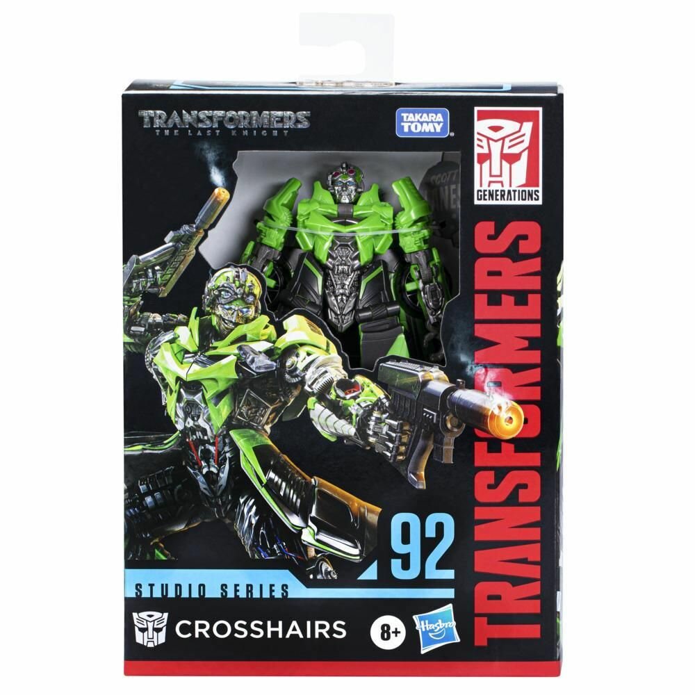 Трансформеры игрушки 92 Crosshairs Deluxe Class Transformers Studio Series Transformers: The Last Knight