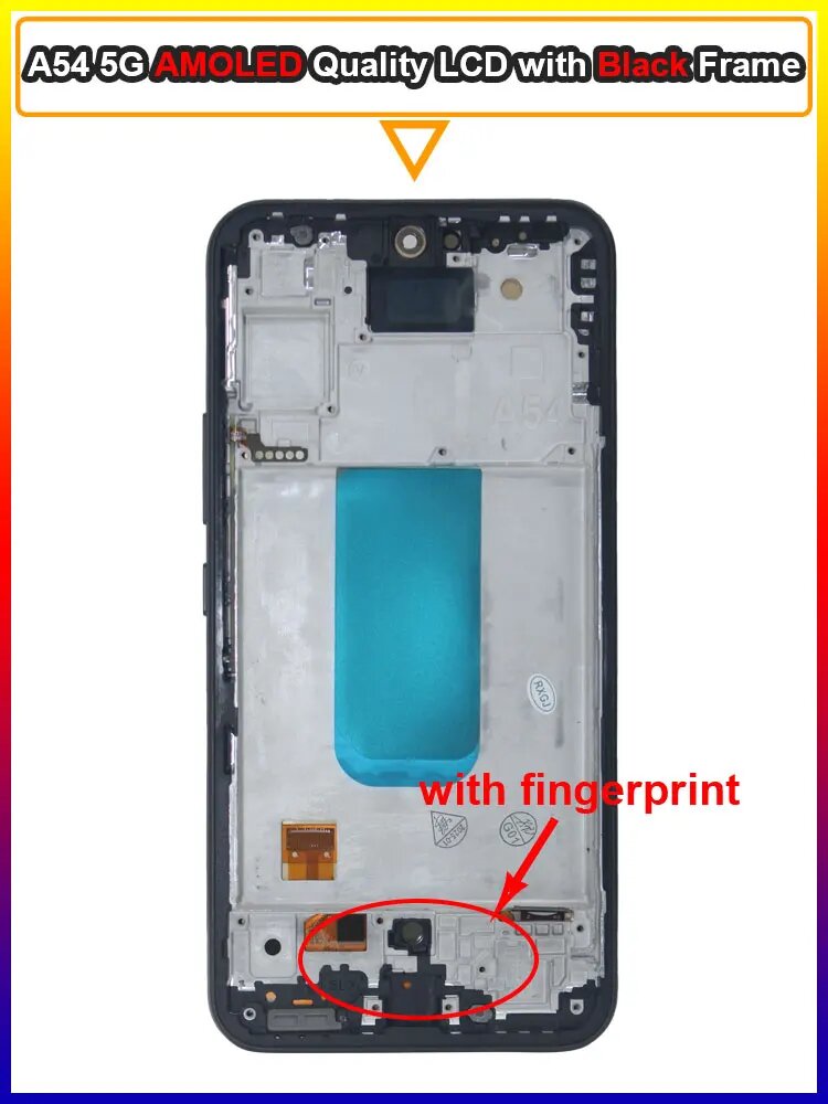 Super AMOLED для Samsung A54 5G LCD A546U A546B дисплей сенсорный экран дигитайзер Замена для Samsung A54 5G A546B A546U LCD AMOLED Black Frame