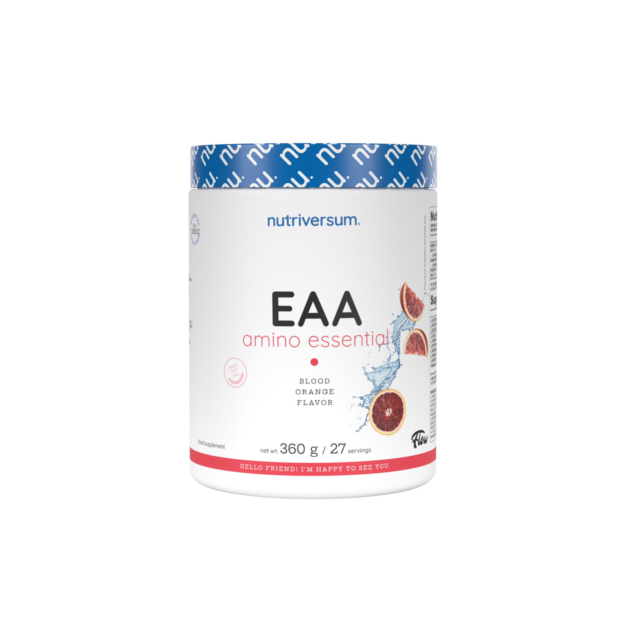 Nutriversum Essential Amino Acid EAA Аминокислоты 360 г со вкусом красного апельсина