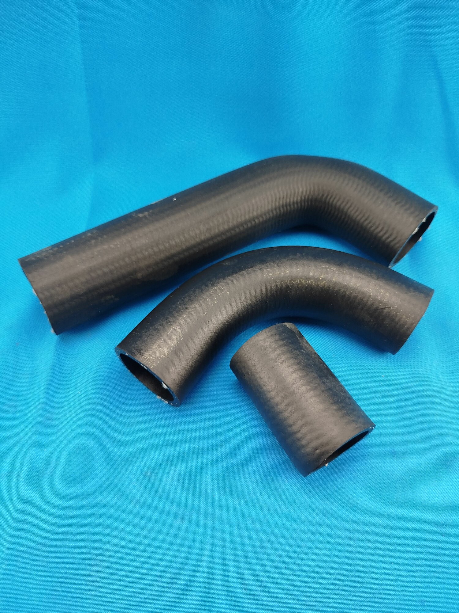 Патрубки радиатора (к-т) "LECAR" для автомобилей УАЗ 3741, 469, Хантер 90 л. с. (3шт)