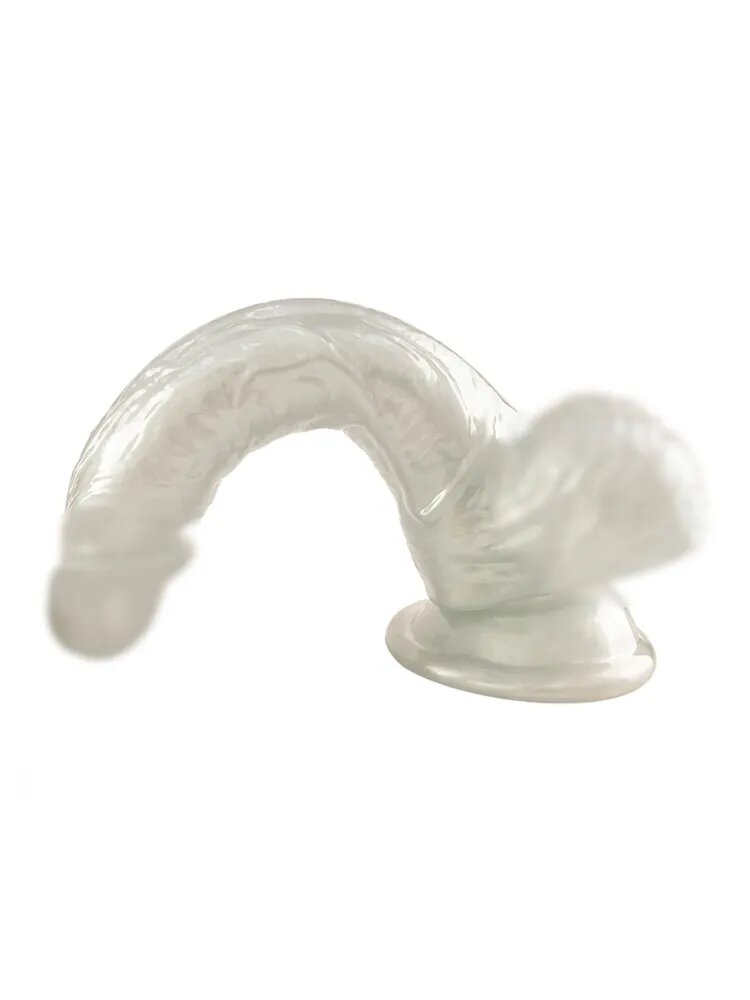 Перламутровый дилдо Mabe, Белый (20.5 см х 3.2 см)