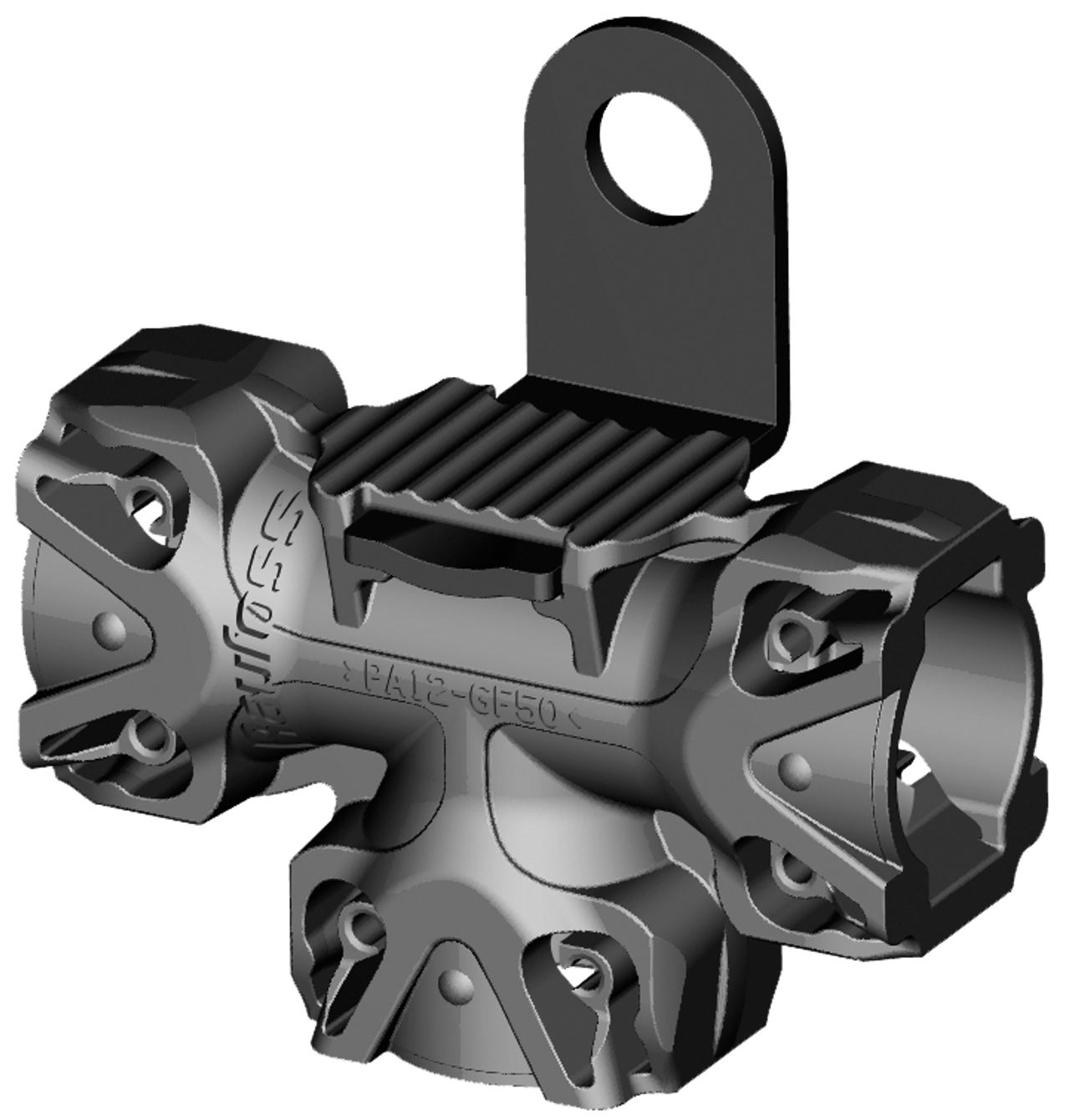 WABCO 893 503 070 4 (8935030704_WB) адаптер тройник с кронштейном rg-rg-rg t&l-обр (п) r abc\