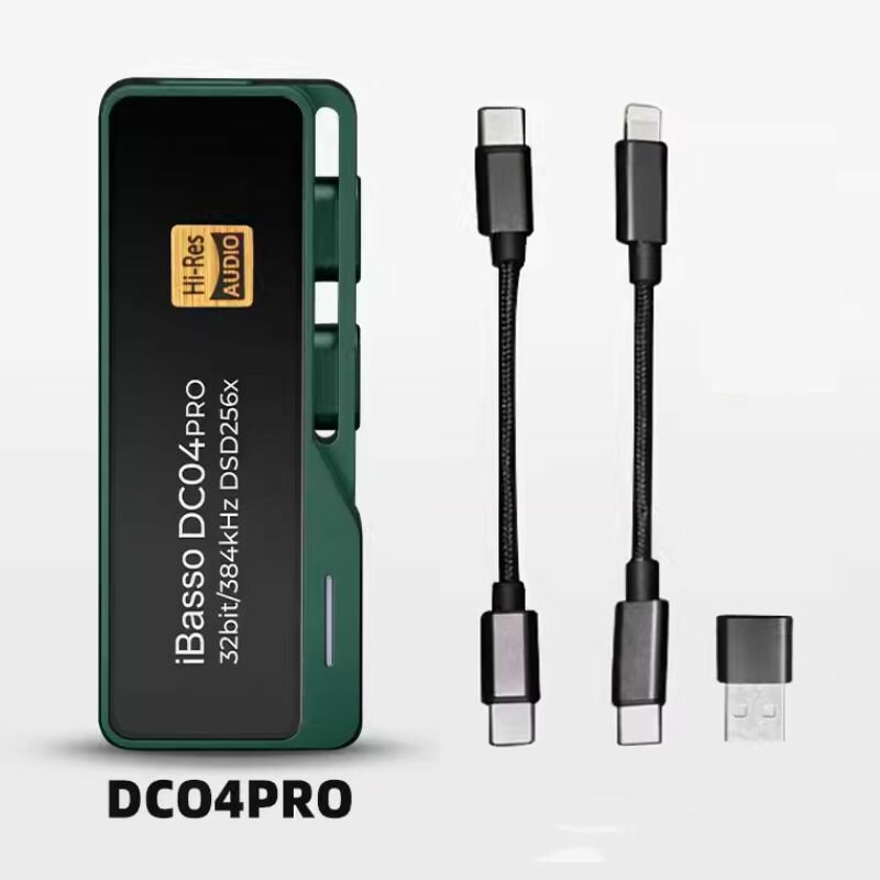 IBasso DC04 Pro Type-C и Lighting портативный цап усилитель для наушников / HiFi USB DAC переходник для наушников 3.5/4.4mm