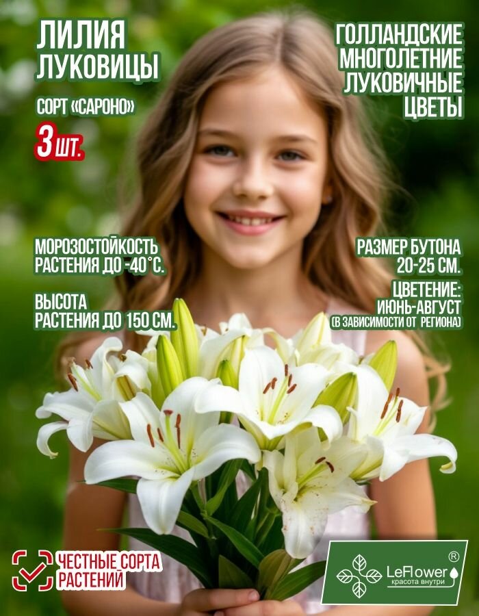 Лилия, Саронно, 3 луковиц