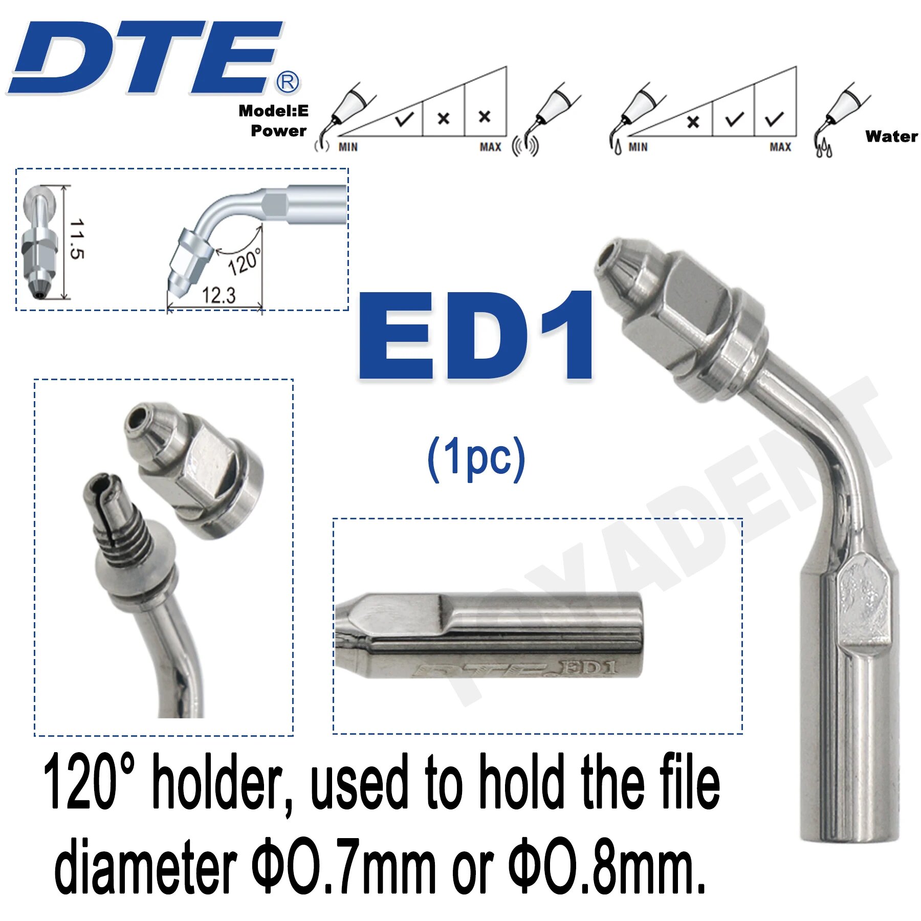 Стоматологический ультразвуковой скалер Woodpecker DTE ED1