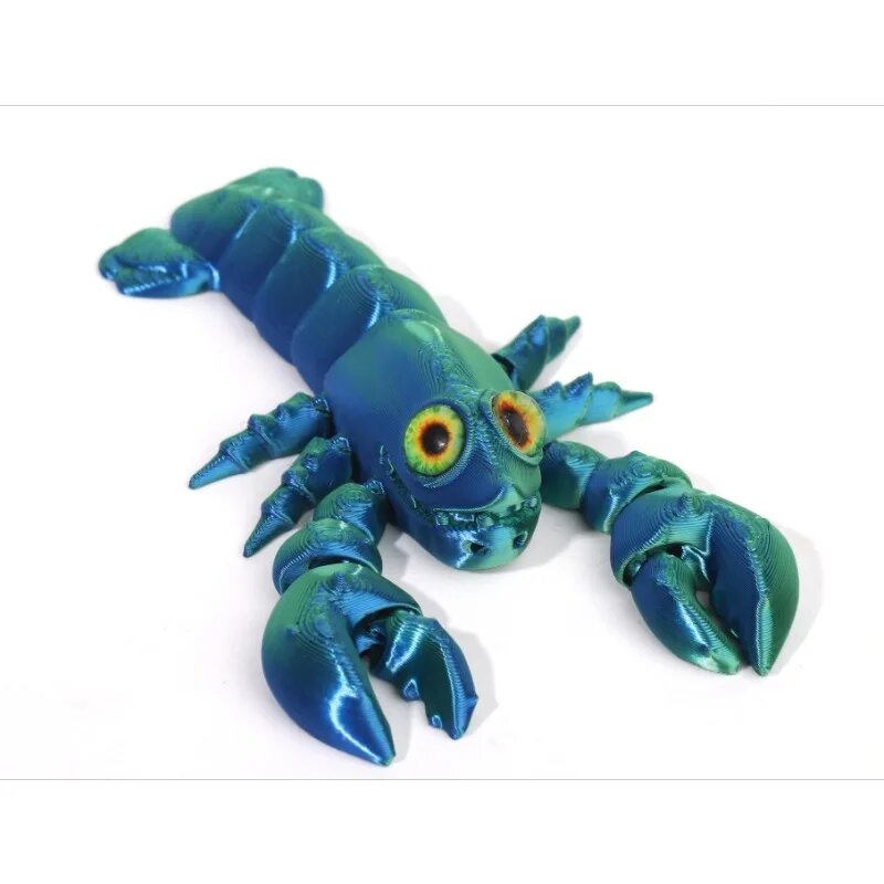 MOONBIFFY 3D-фигурка омара пластик blue-green